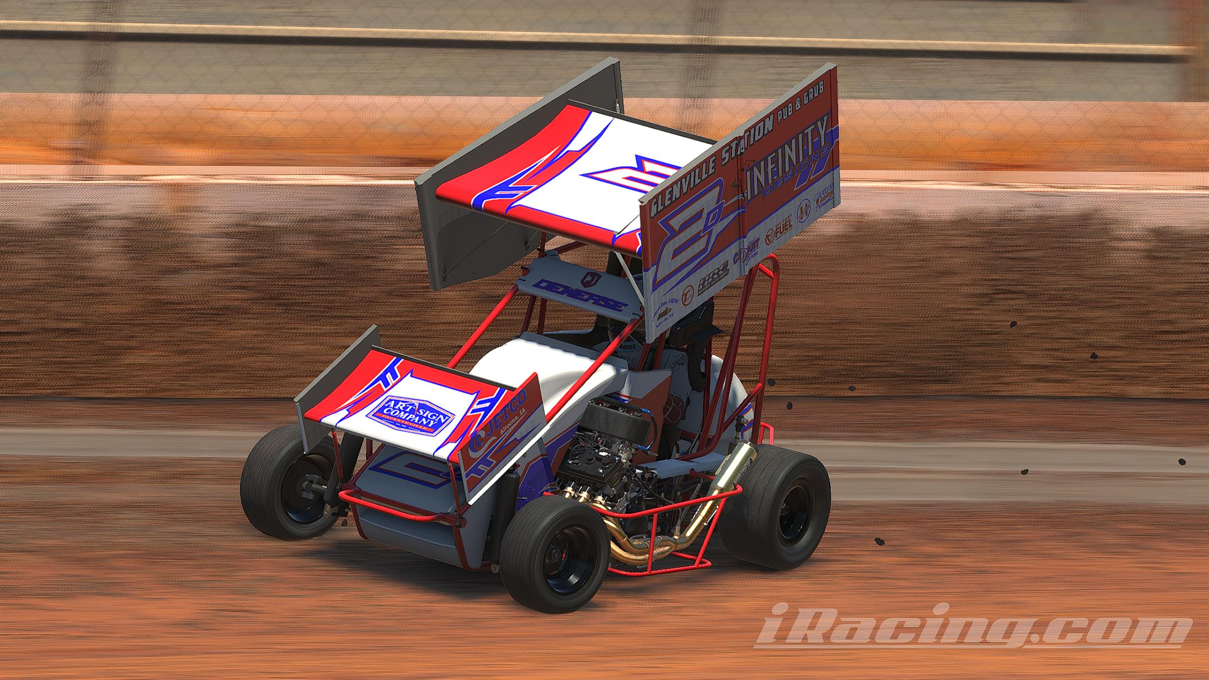 Cole Dewease 2024 Florida Speedweeks Winged Car by Brady Beavers ...