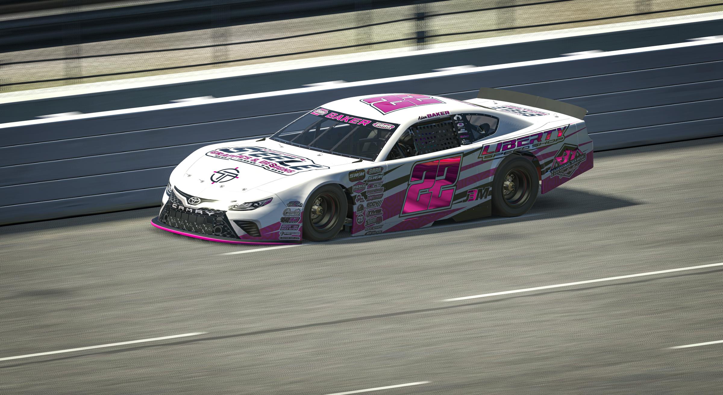 Adam Baker-#22 by Michael J. Steele - Trading Paints