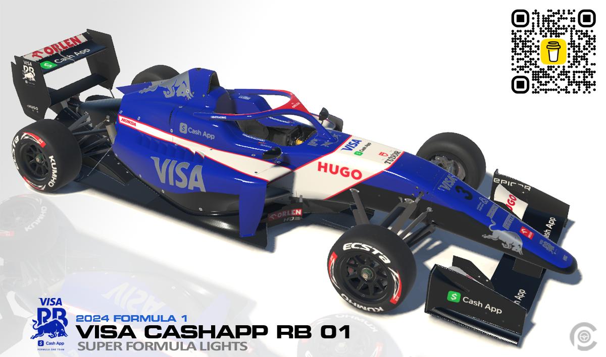 2024 Visa Cashapp RB 01 for SFL by Paul R Chaloner - Trading Paints