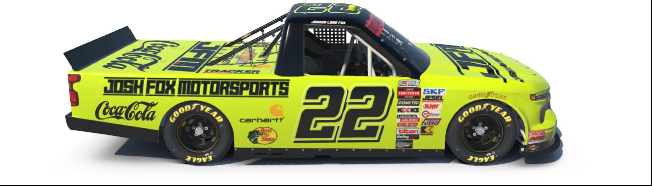 JFM # 22 Neon Outlaws Chevy by Joshua Land Fox - Trading Paints