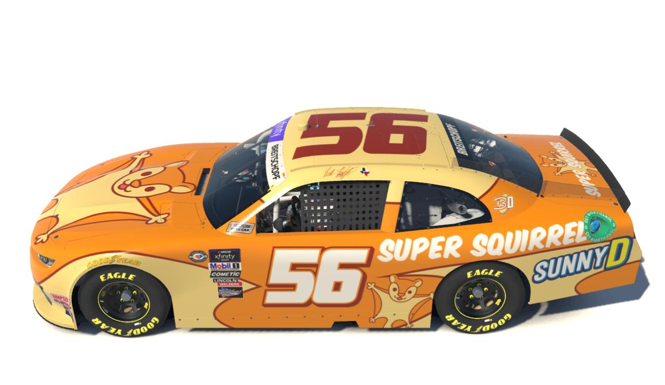 Super Squirrel Xfinity Camaro by Luke Breitschopf - Trading Paints