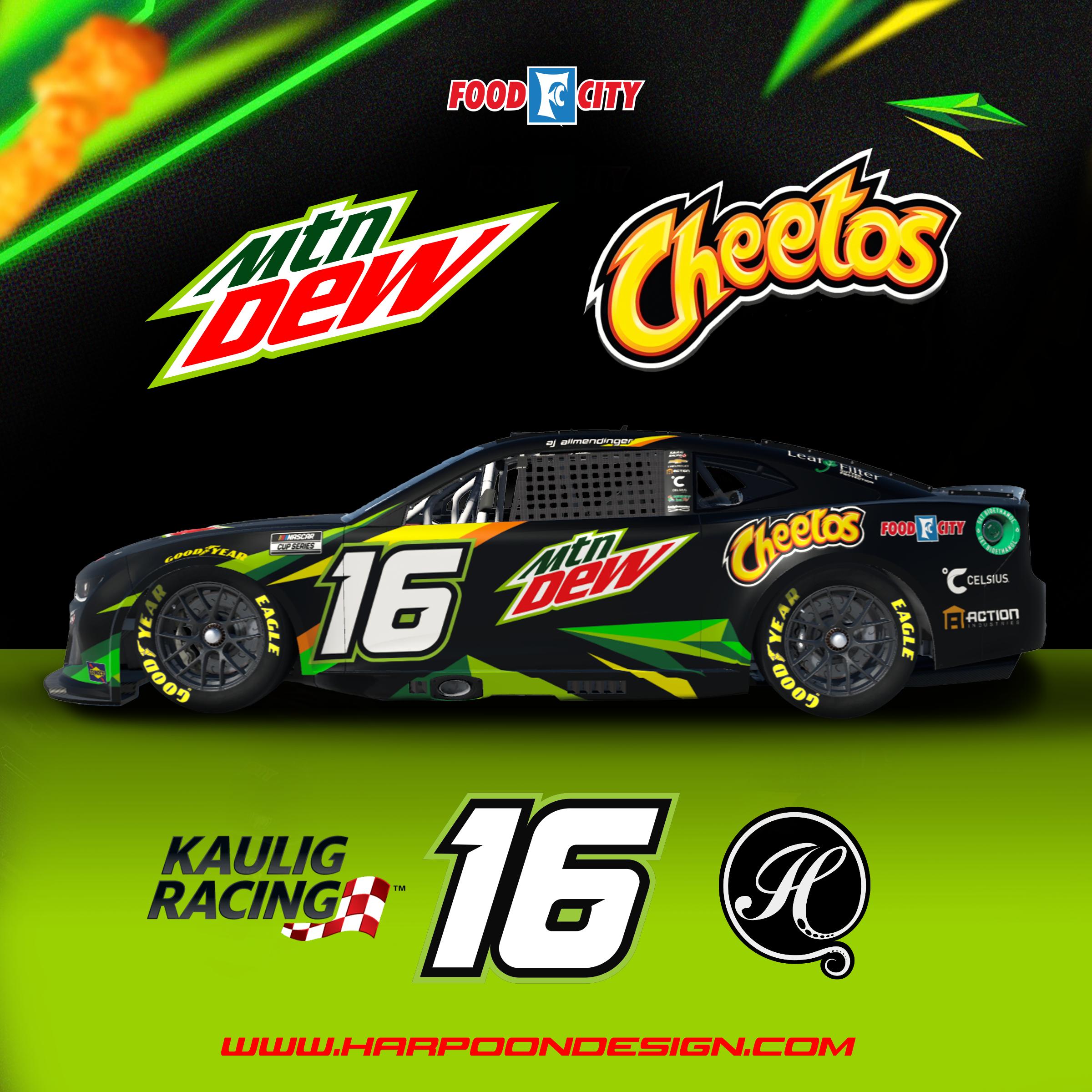 2024 AJ Allmendinger Mt. Dew Cheetos Camaro by Brantley Roden - Trading ...