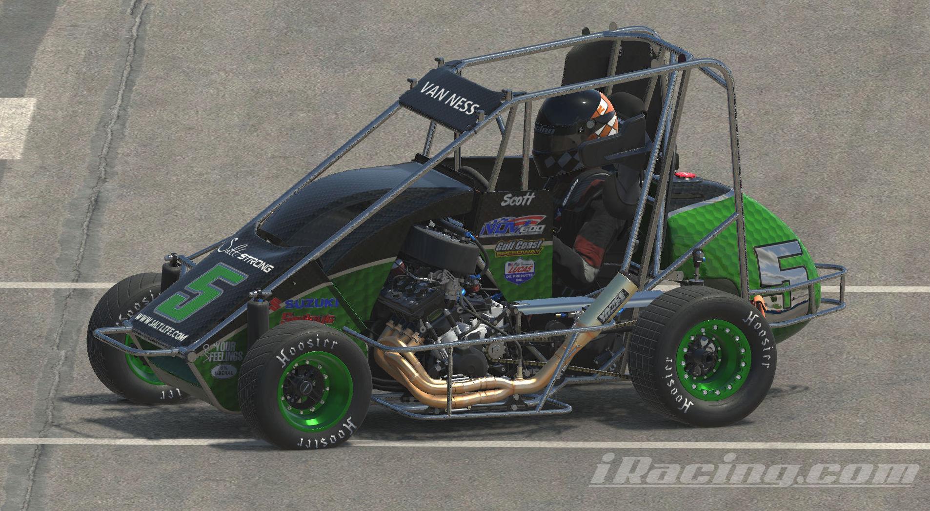 #5 SALT LIFE Dirt Micro Sprint (NON WING) by Scott Van Ness - Trading ...