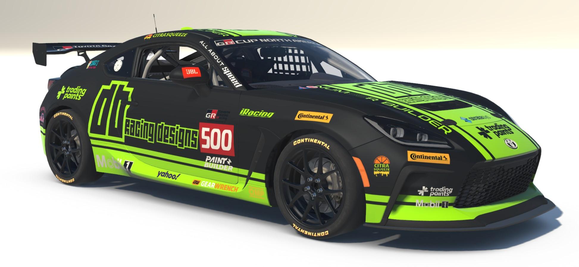 DB Racing/Trading Paints Flouro Livery by Drew Bennedick - Trading Paints
