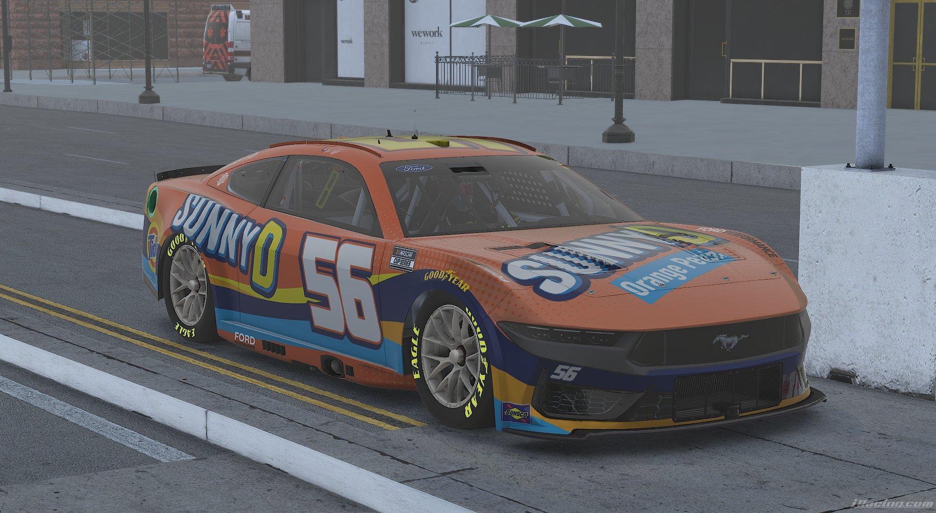 Sunny D Orange Peach Dark Horse by Luke Breitschopf - Trading Paints