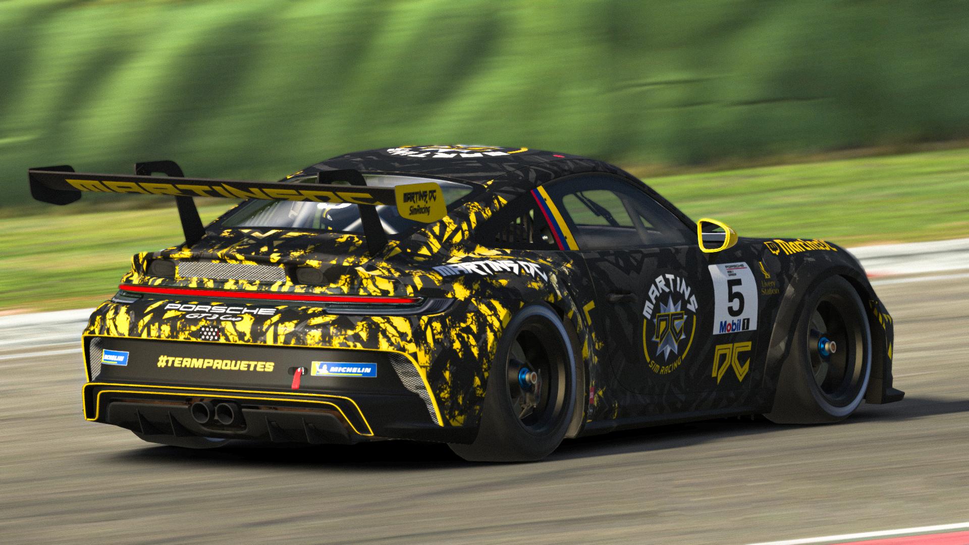 Martins DC Porsche Cup Livery by Emiliano G Videla - Trading Paints