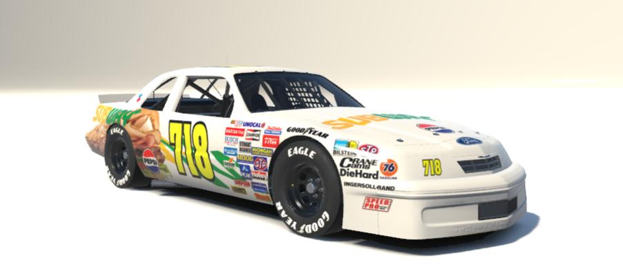 Subway New Logo-Ford Thunderbird-1987 by Jim Featherstone - Trading Paints