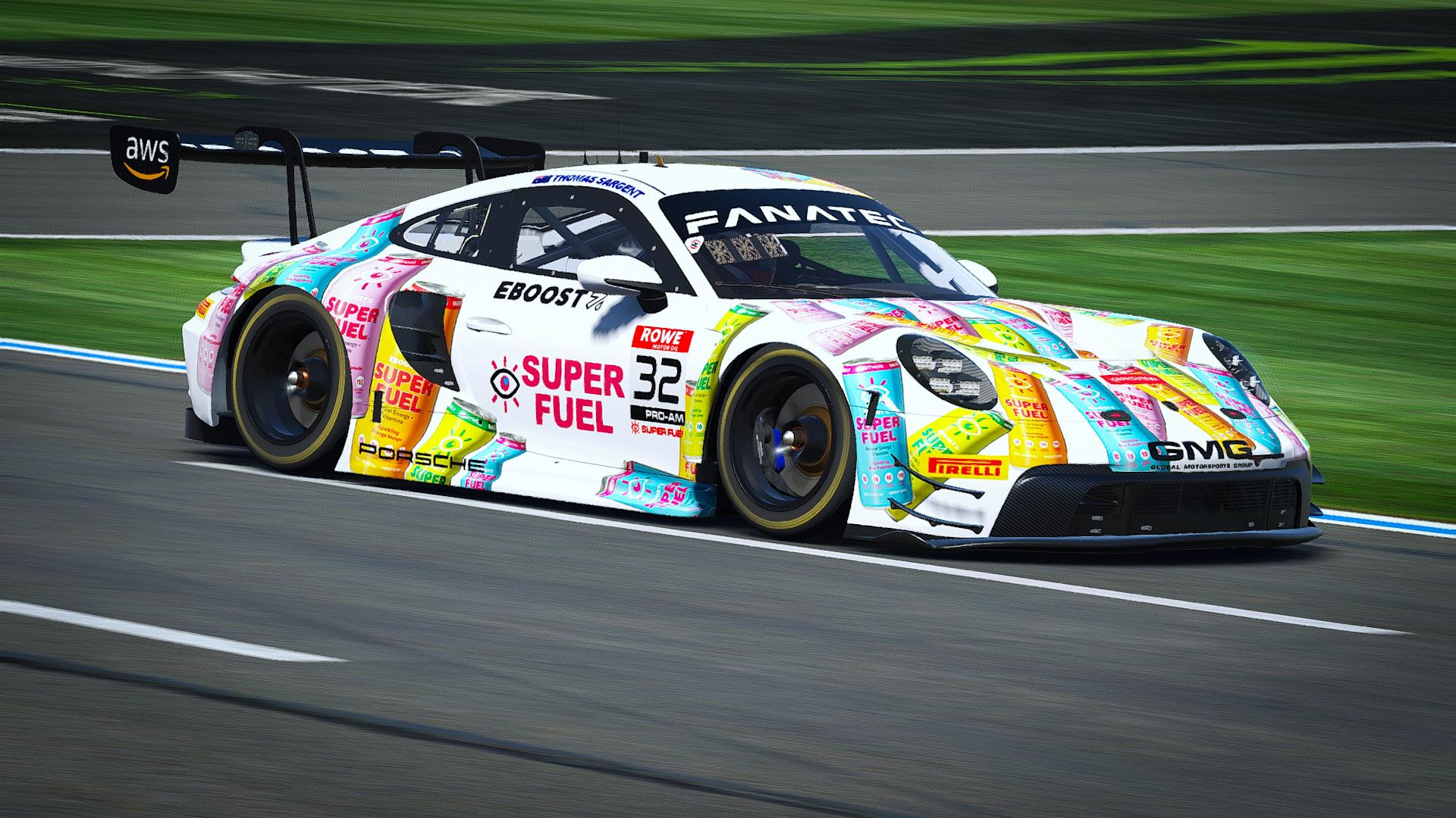 GMG Racing Team Number 32 Sim Stamp num by Noah Blackwell - Trading Paints
