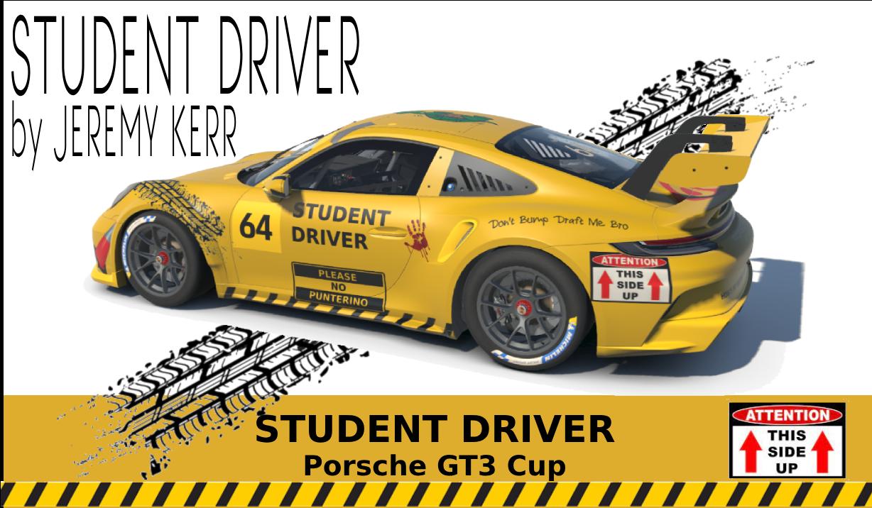 Student Driver - 991 GT3 Cup (992) by Jeremy Kerr - Trading Paints