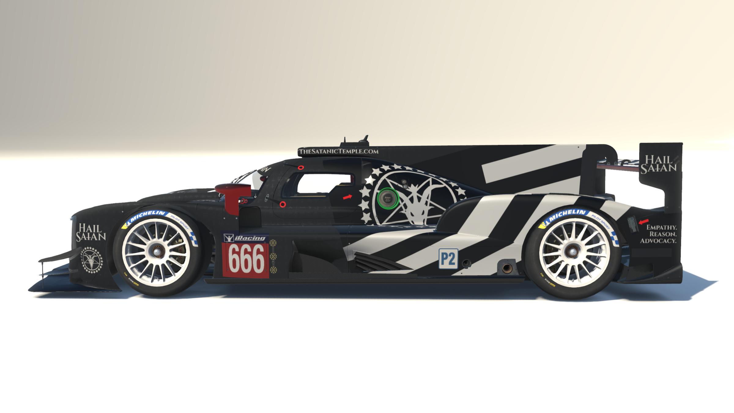 "HAIL SAtAN" Dallara P217 by Carson C. - Trading Paints