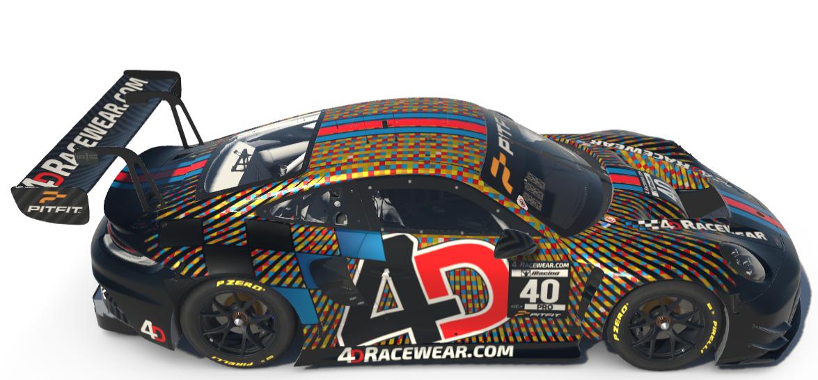 4DRacewear.com 992 GT3 Gold Confetti by Jim H. - Trading Paints