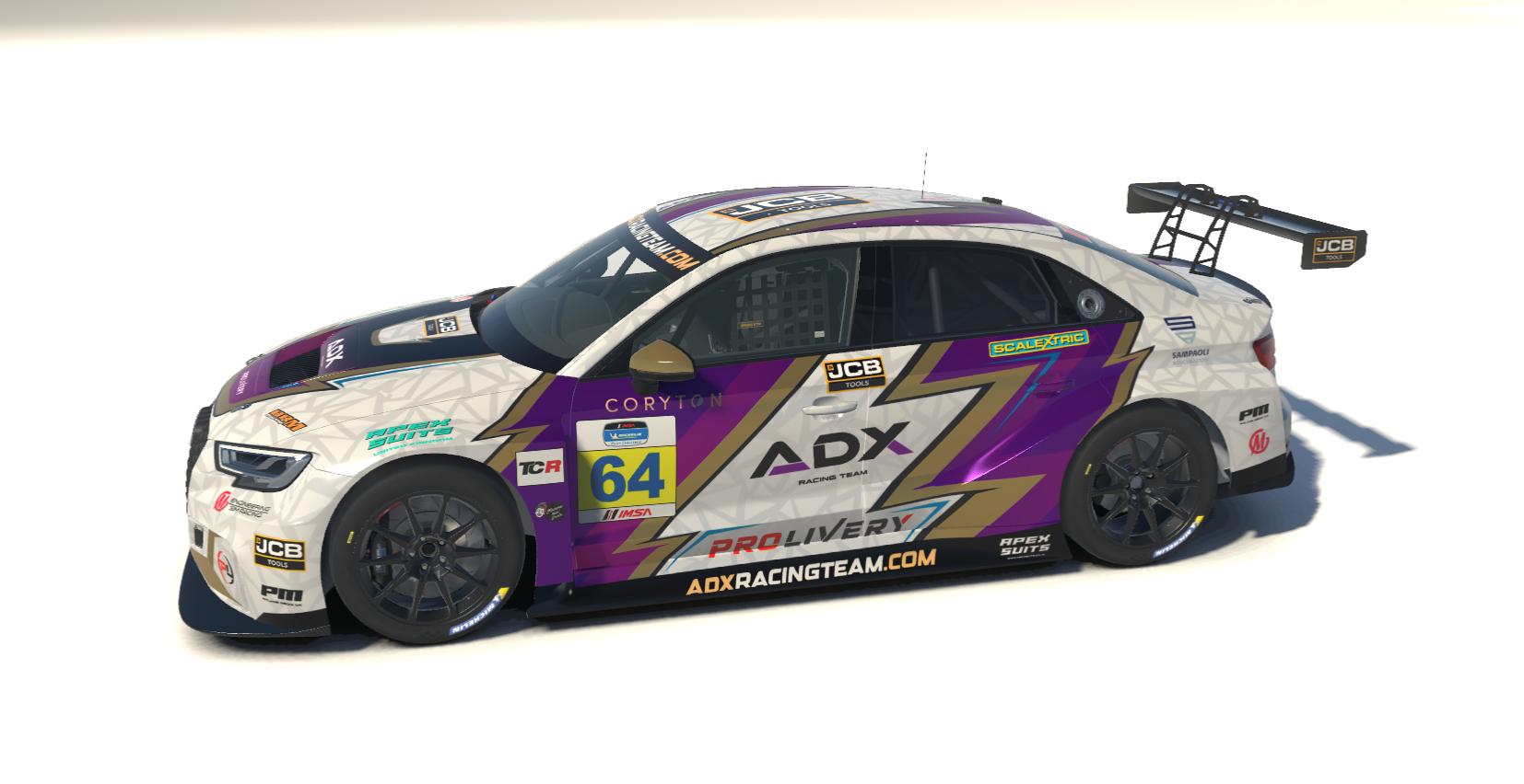 Audi RS3 LMS ADX Racing eSports by Stefano Deleonardis - Trading Paints