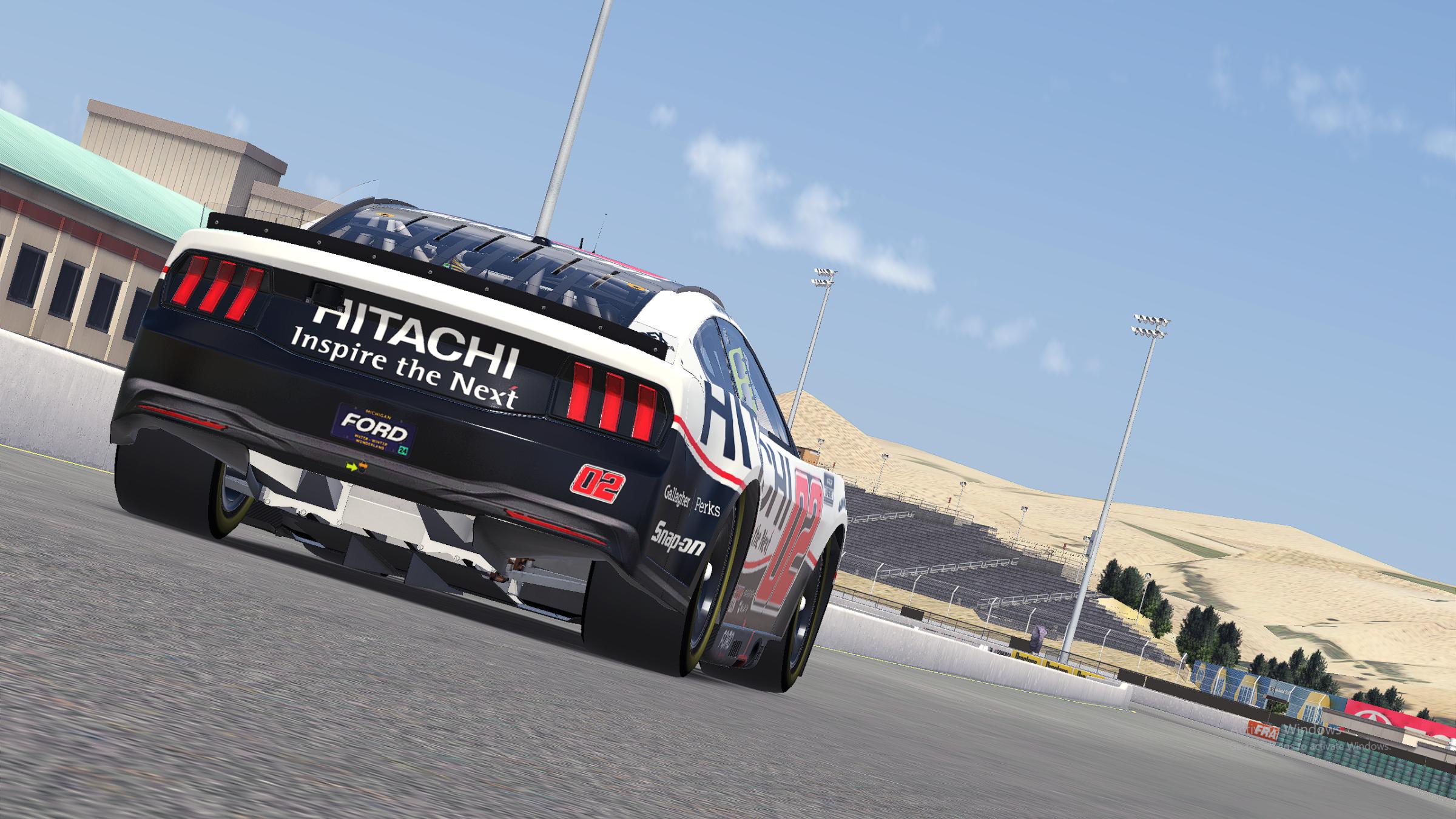 Josef Newgarden 2024 Hitachi Darkhorse Mustang (Custom Numbers) by ...