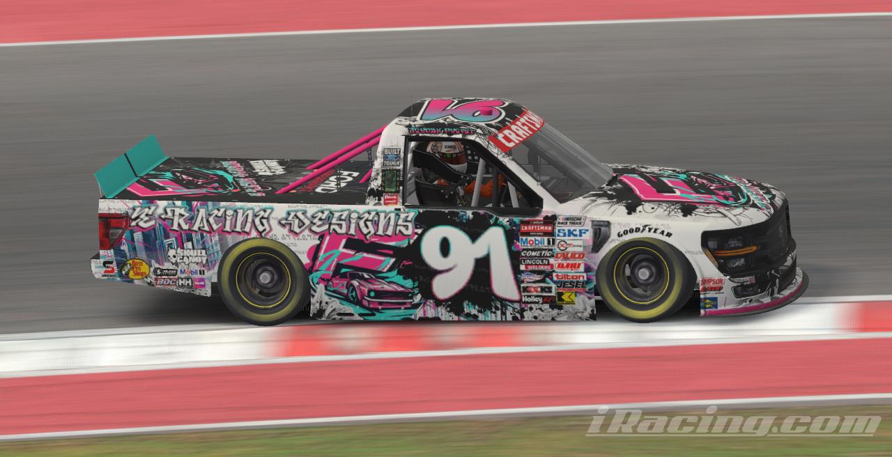 Jordyn Propst #91 E Racing Designs Graffiti Truck W/ Spec Map by Rob ...