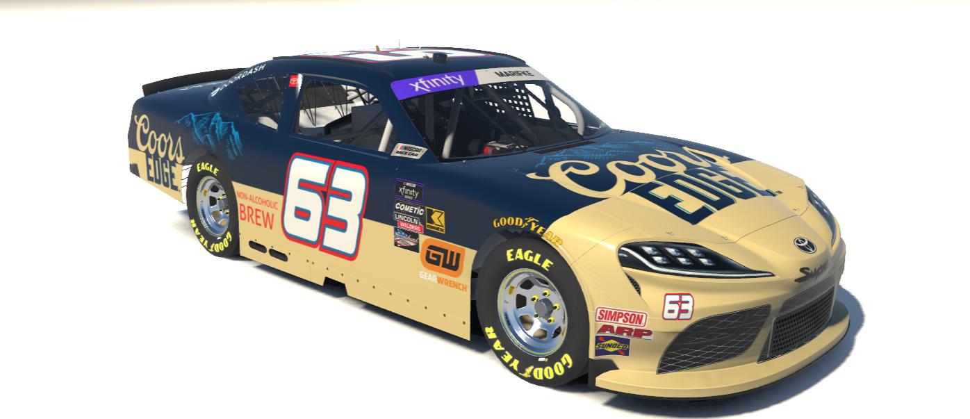 Coors Edge Xfinity Toyota Supra by Tyler Marifke - Trading Paints