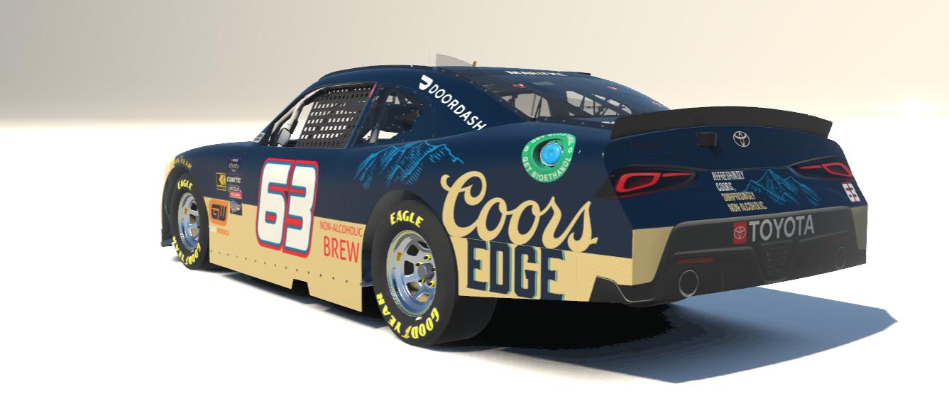 Coors Edge Xfinity Toyota Supra by Tyler Marifke - Trading Paints