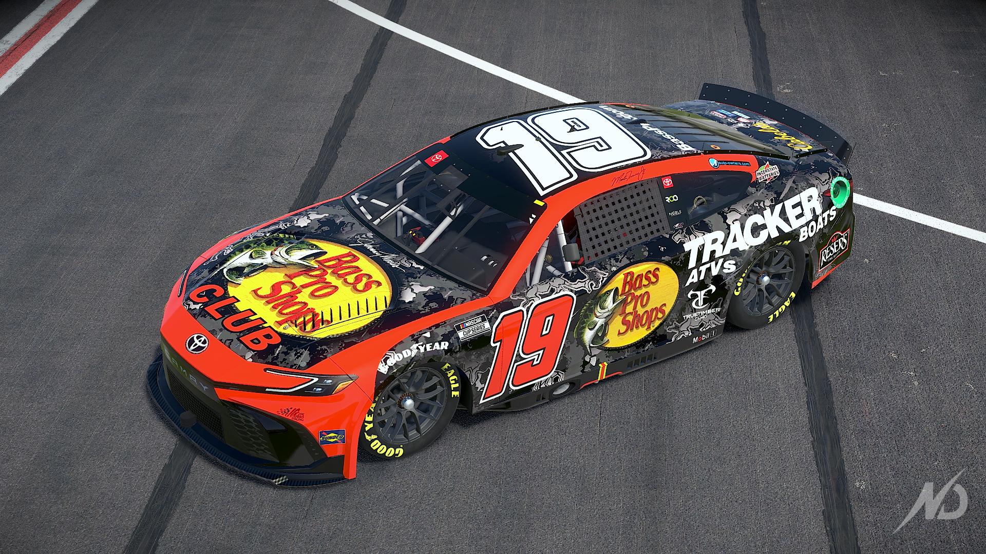 Martin Truex Jr. Bass Pro 2024 Sim Stamped by Colton Loomis - Trading ...
