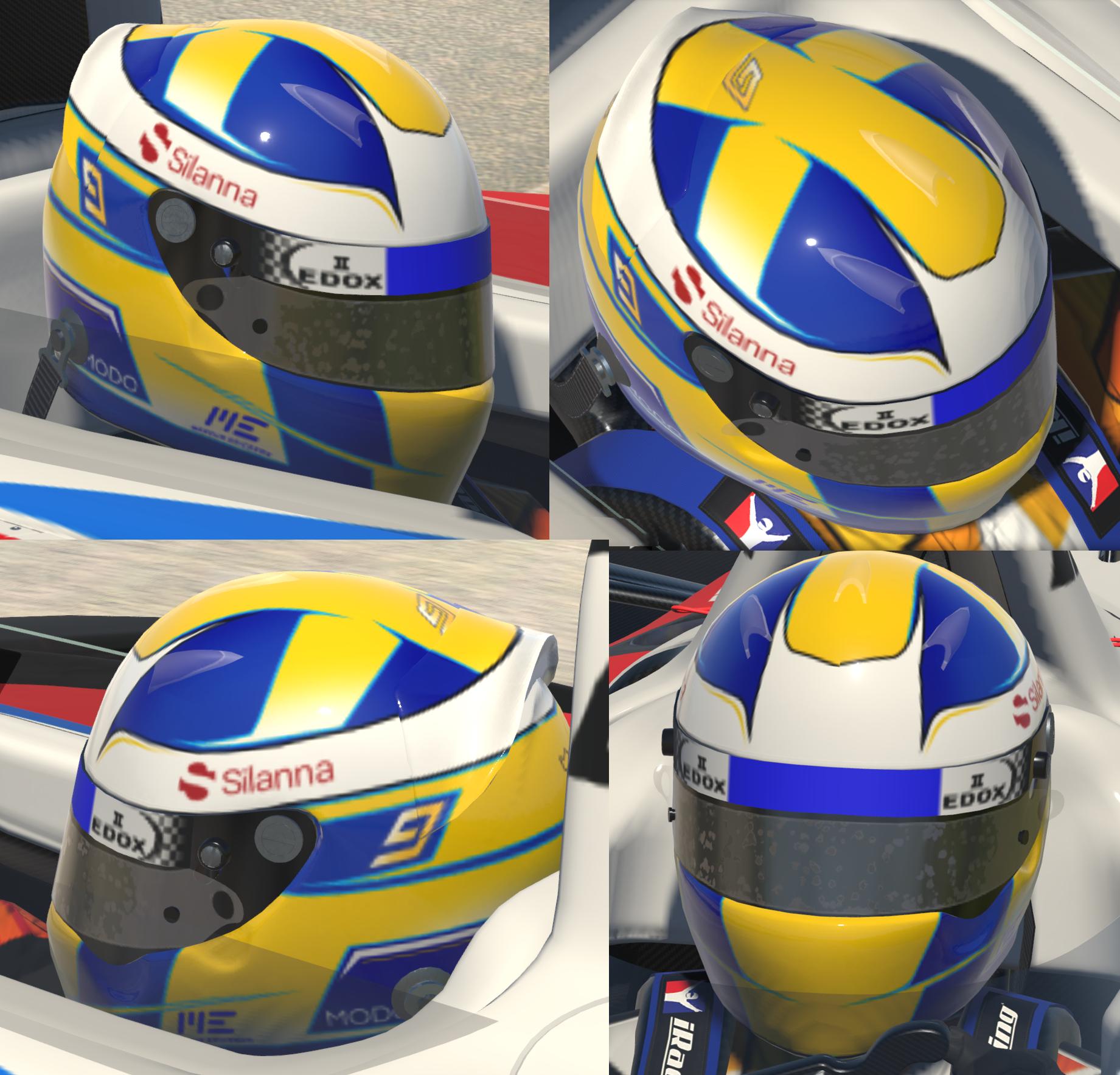 Marcus Ericsson 2017 F1 Helmet Replica by Rolf H. - Trading Paints