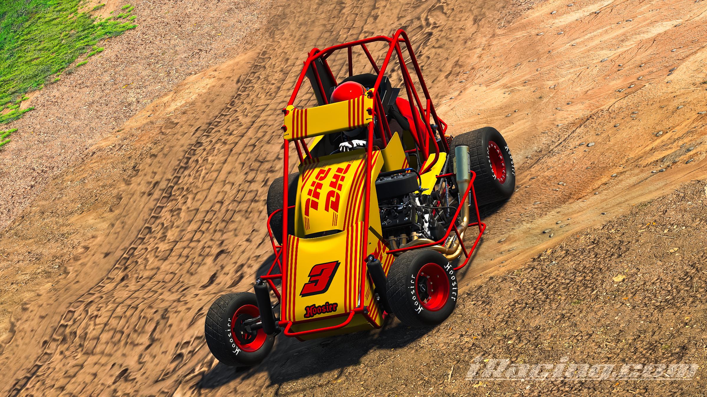 DHL Dirt Micro Sprint v2E 2024 TP by Doyle Lowrance - Trading Paints