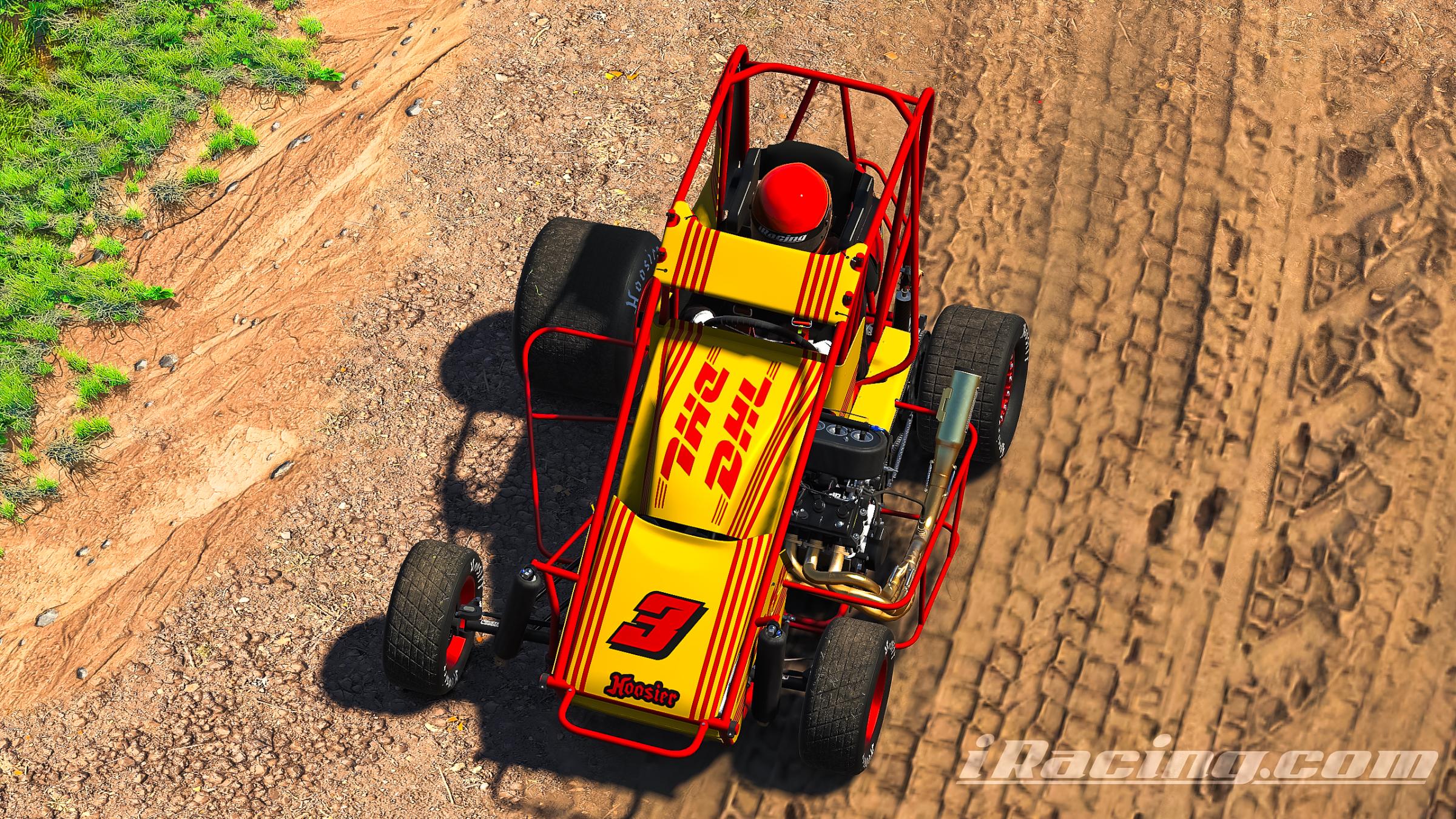 DHL Dirt Micro Sprint v2E 2024 TP by Doyle Lowrance - Trading Paints