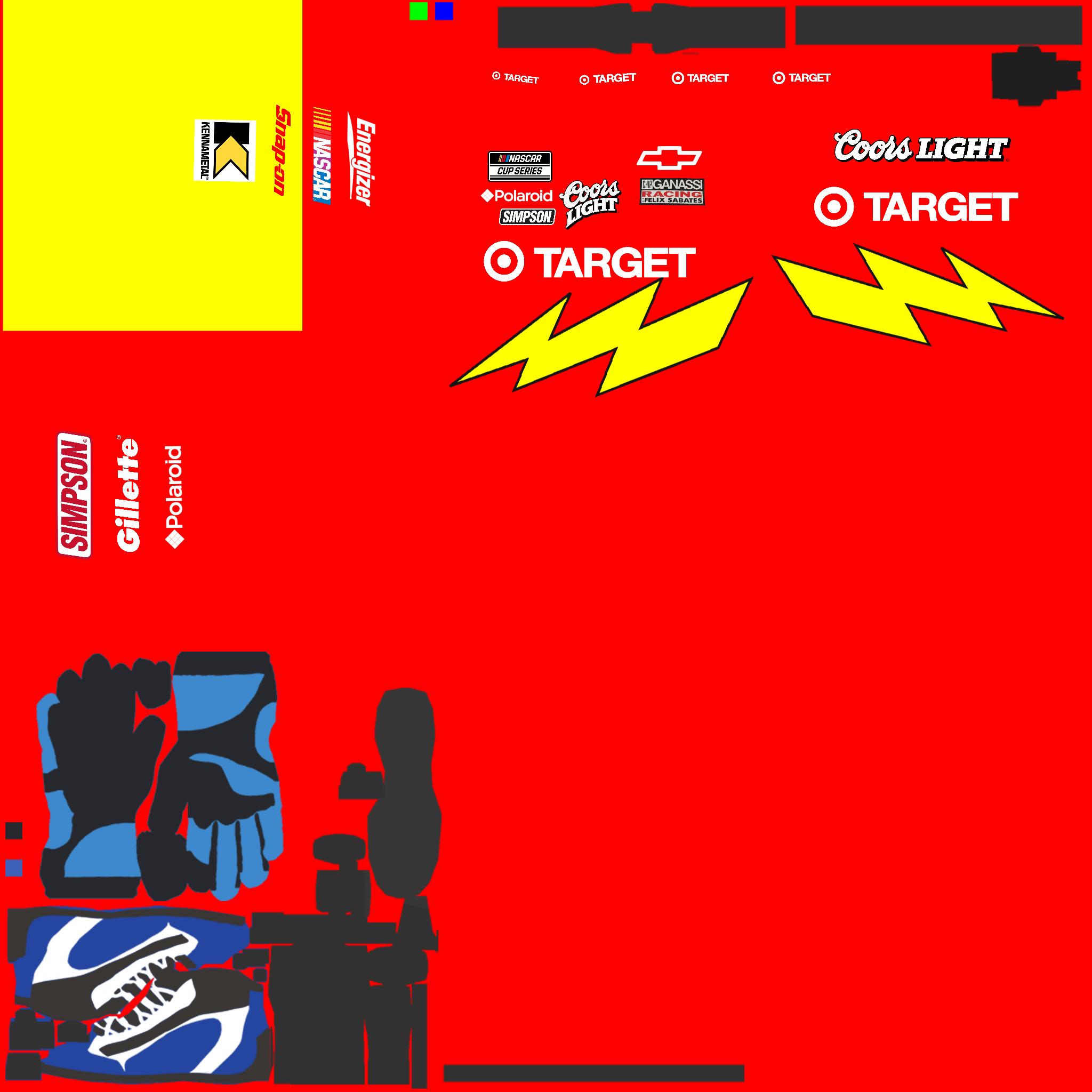 Sterling Marlin Target / Coors Light 2001 Sharpie 500 Firesuit ...