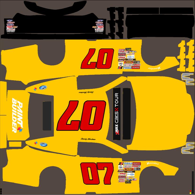 #07 Randy Hinshaw II Chew Racing Late Model Stock Throwback by Randy ...