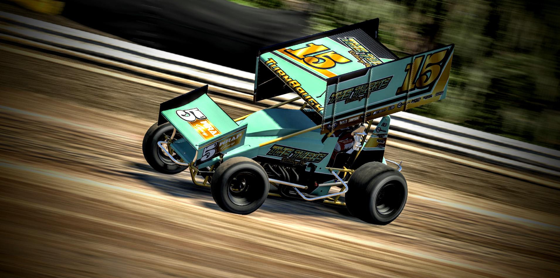 Justin Turnbaugh Dirt Sprint Car by Logan Hoskins - Trading Paints