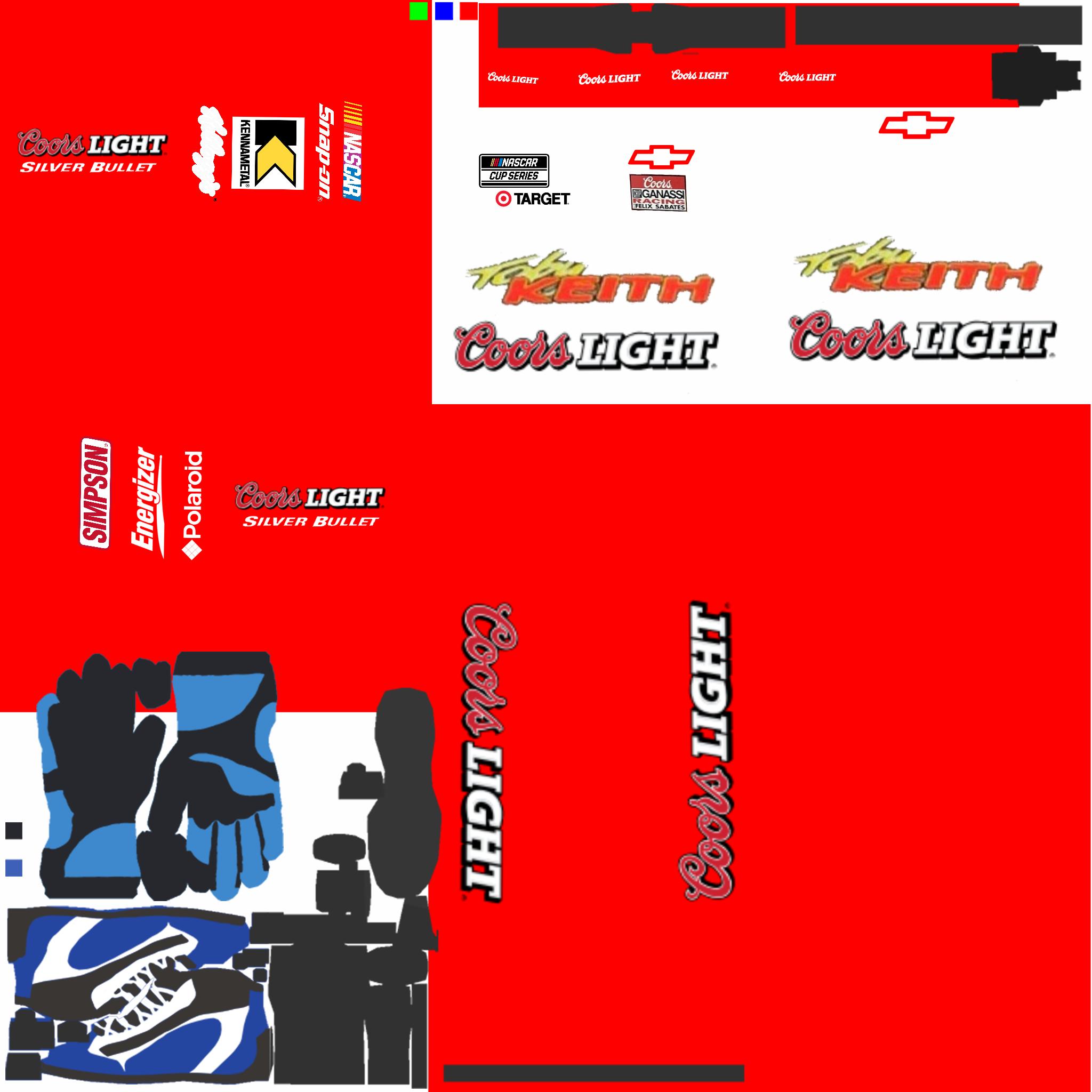 Sterling Marlin Toby Keith / Coors Light 2002 Checker Auto Parts 500 ...