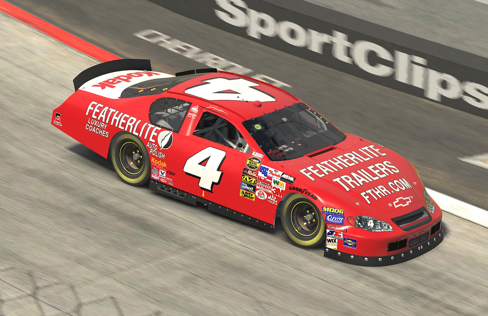 2004 #4 Jimmy Spencer Featherlite Trailers Monte Carlo by Tyler Head - Trading Paints