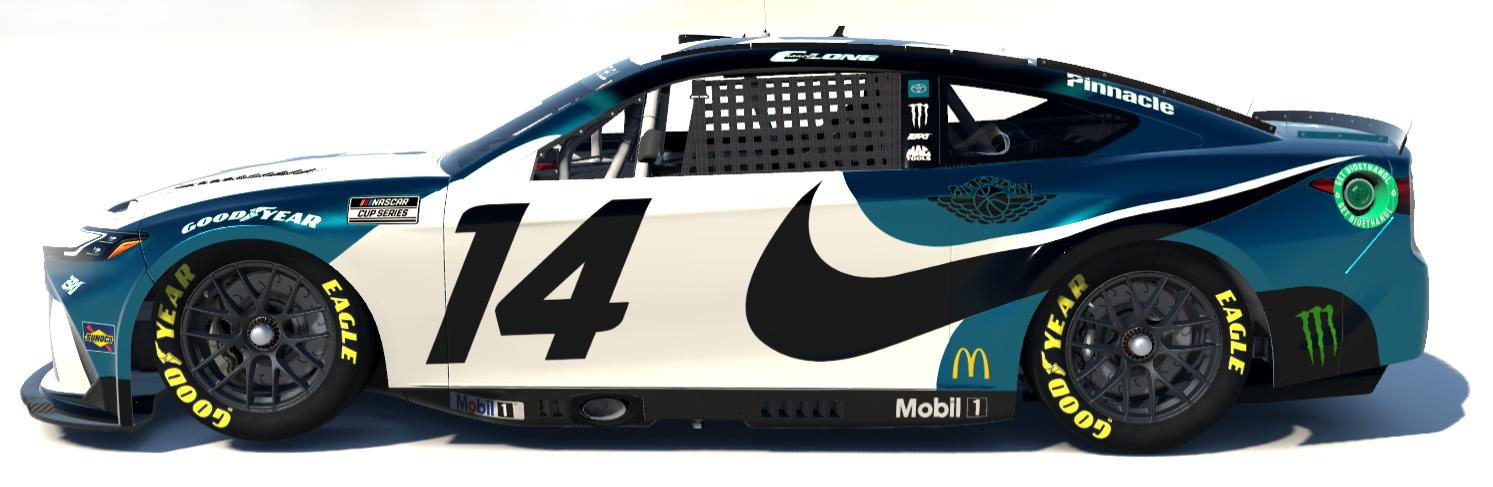 Chance Long #14 - NASCAR Next Gen Toyota Camry - Nike Jordan by Kenny ...