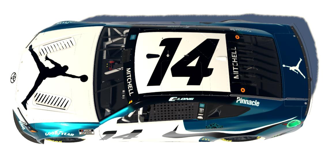Chance Long #14 - NASCAR Next Gen Toyota Camry - Nike Jordan by Kenny ...