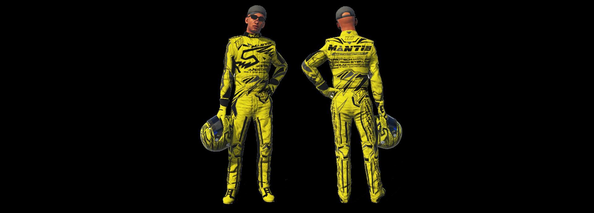 FER 296 GT3 STEALTH YELLOW CARBON by Kirk S. - Trading Paints