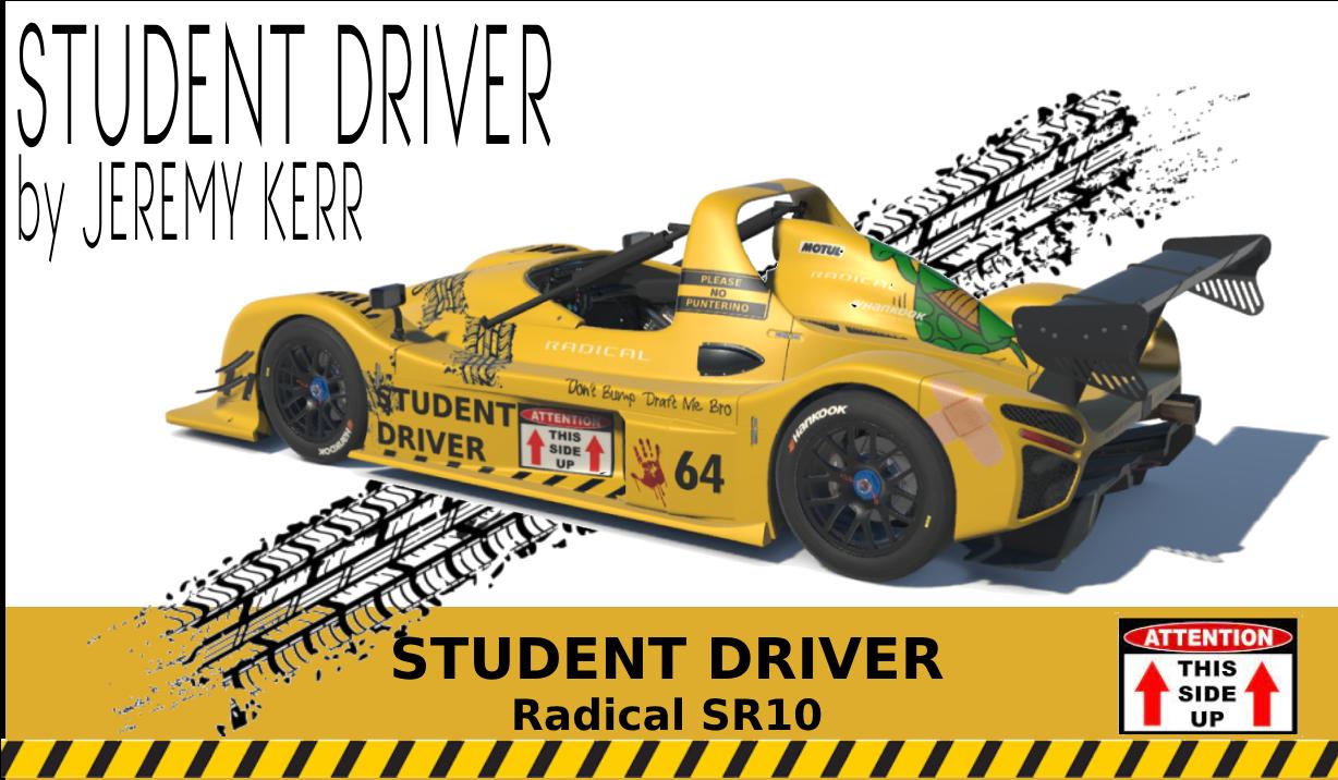 Student Driver - Radical SR10 by Jeremy Kerr - Trading Paints