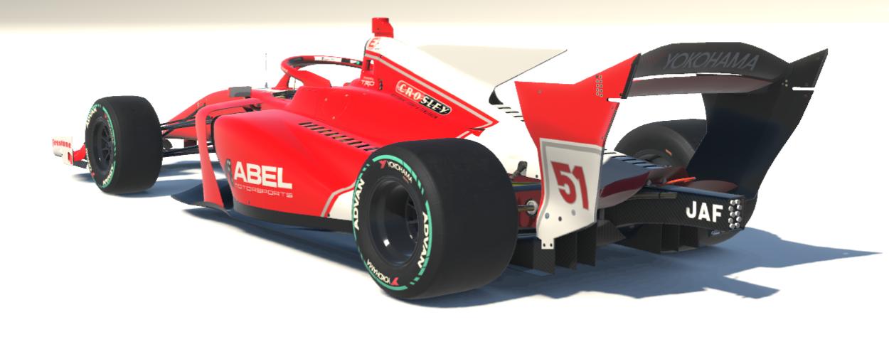 Jacob Abel Indy NXT Open Wheel Race Car by Laycen Furniss - Trading Paints