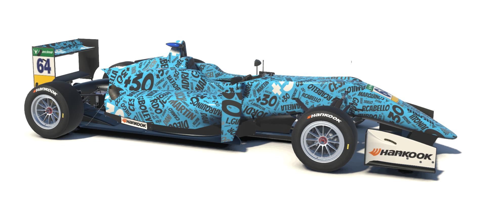 Dallara F312 F3 md30 nube nombres azul by Jesús Arboleya - Trading Paints