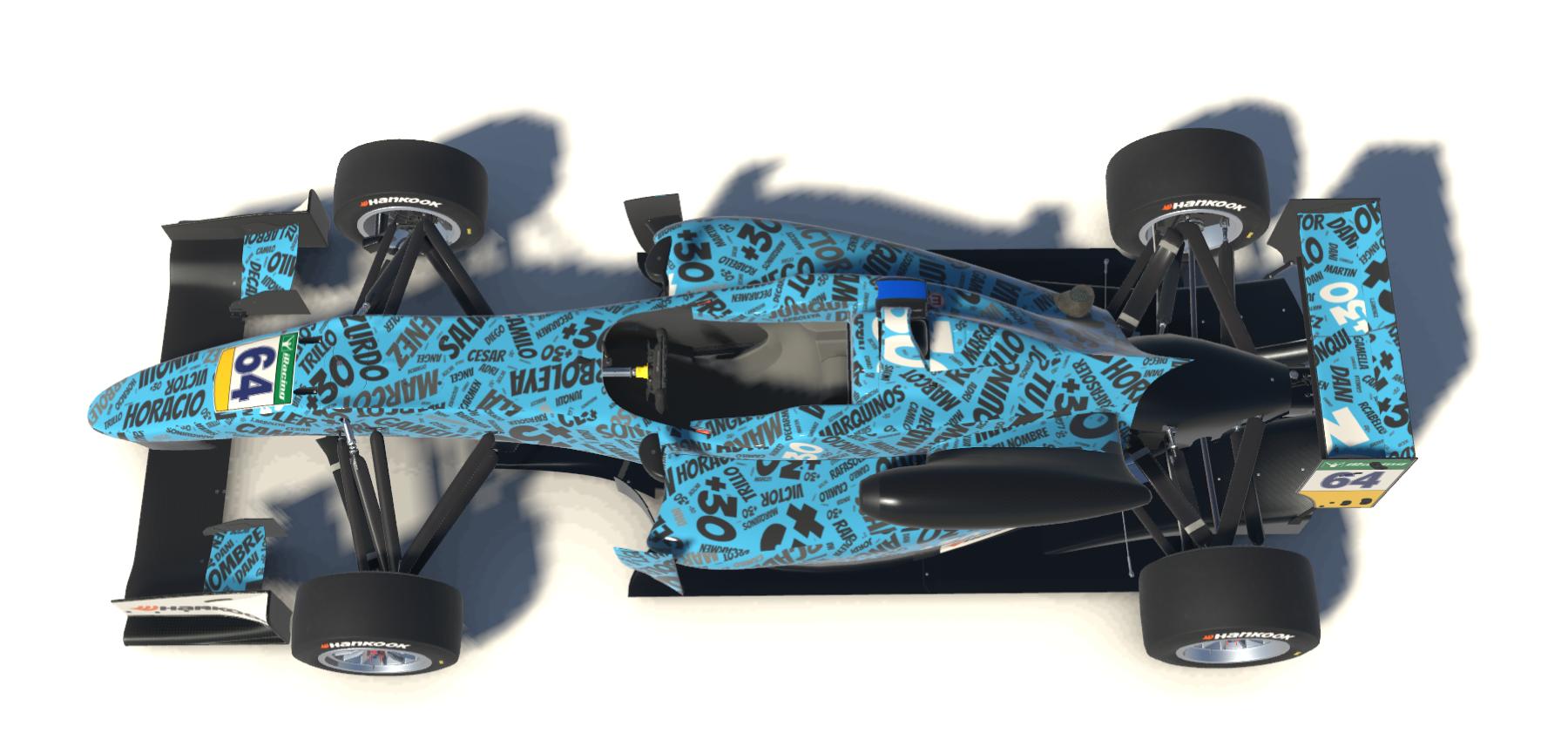 Dallara F312 F3 md30 nube nombres azul by Jesús Arboleya - Trading Paints