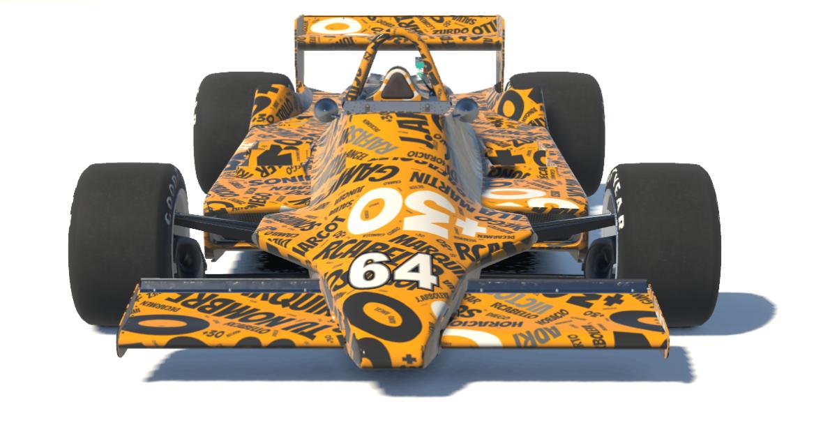 Lotus 79 md30 nube nombres naranja by Jesús Arboleya - Trading Paints