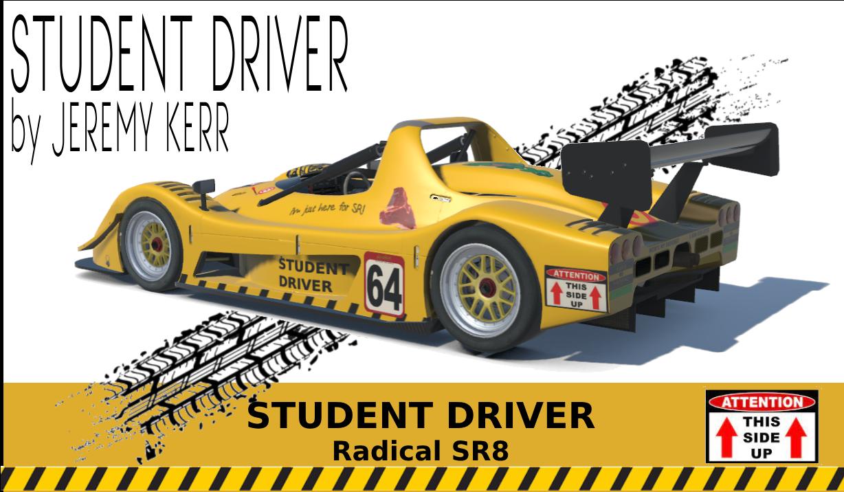 Student Driver - Radical SR8 by Jeremy Kerr - Trading Paints