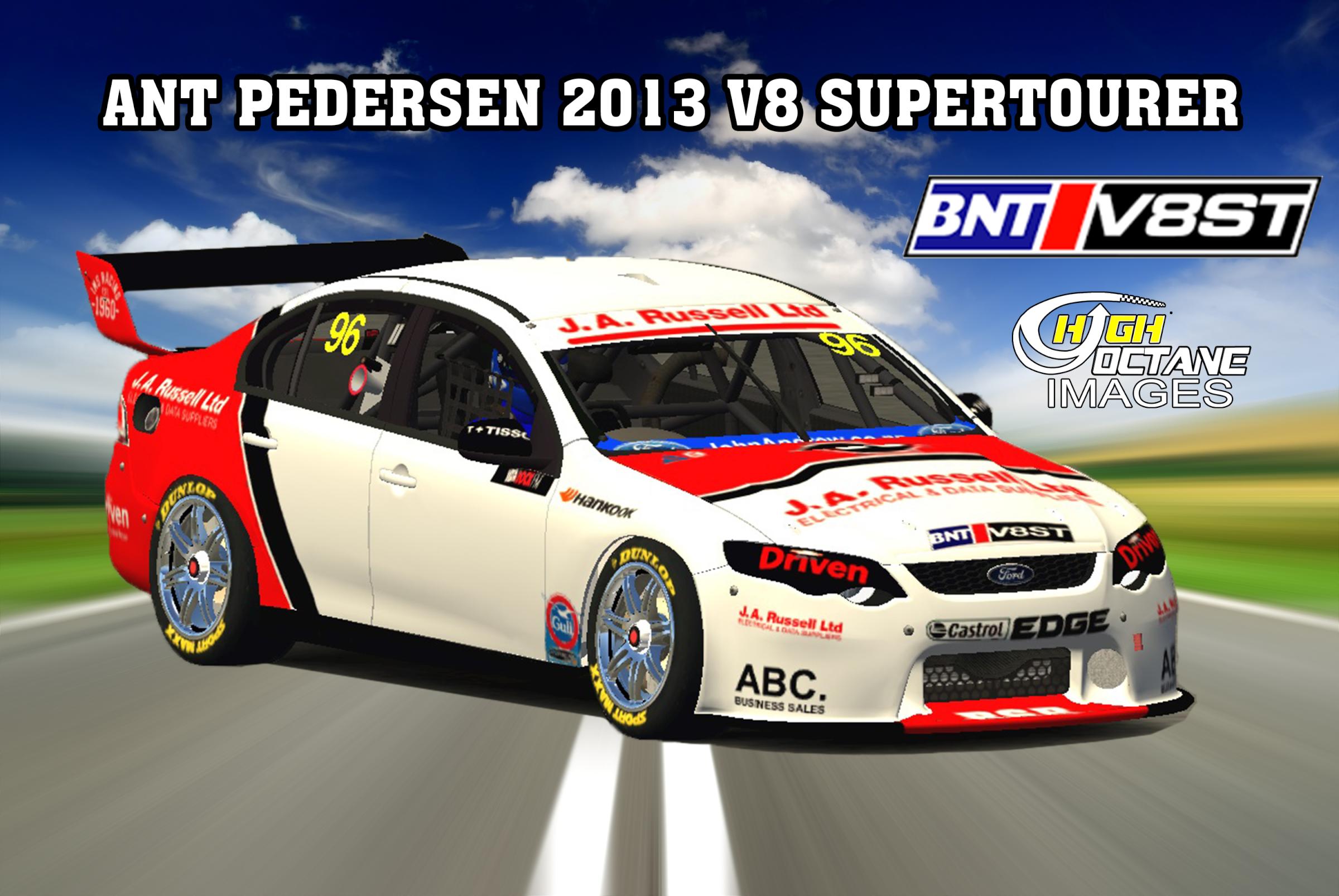 Ant Pedersen 2013 New Zealand V8 Supertourer by Matt Heywood - Trading ...