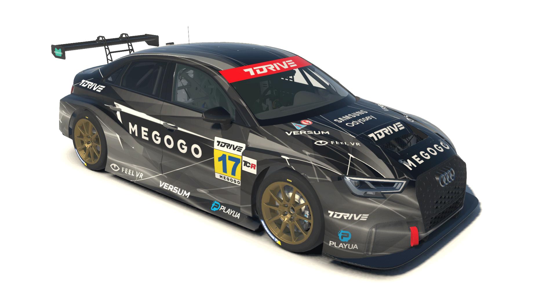MEGOGO x 7DRIVE - Audi RS3 TCR by Artem Khorolsky - Trading Paints
