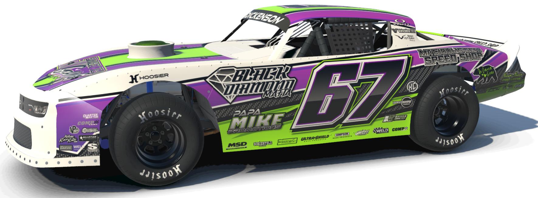 Ty Dickenson #67 DSS by Triston Sikes - Trading Paints