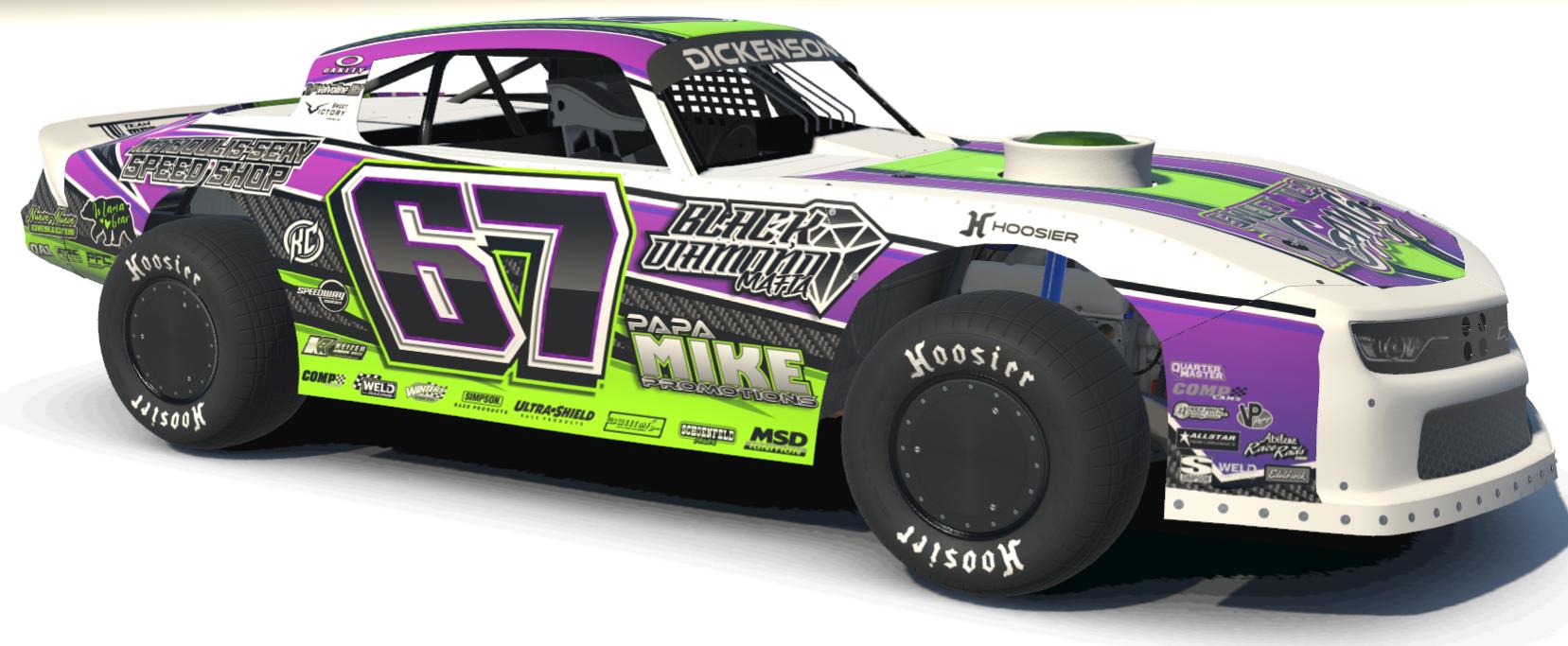 Ty Dickenson #67 DSS by Triston Sikes - Trading Paints