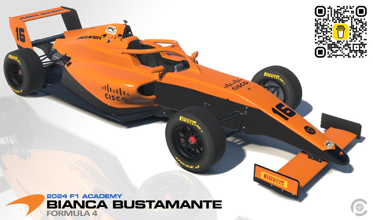 2024 F1 Academy Bianca Bustamante for F4 by Paul R Chaloner - Trading ...