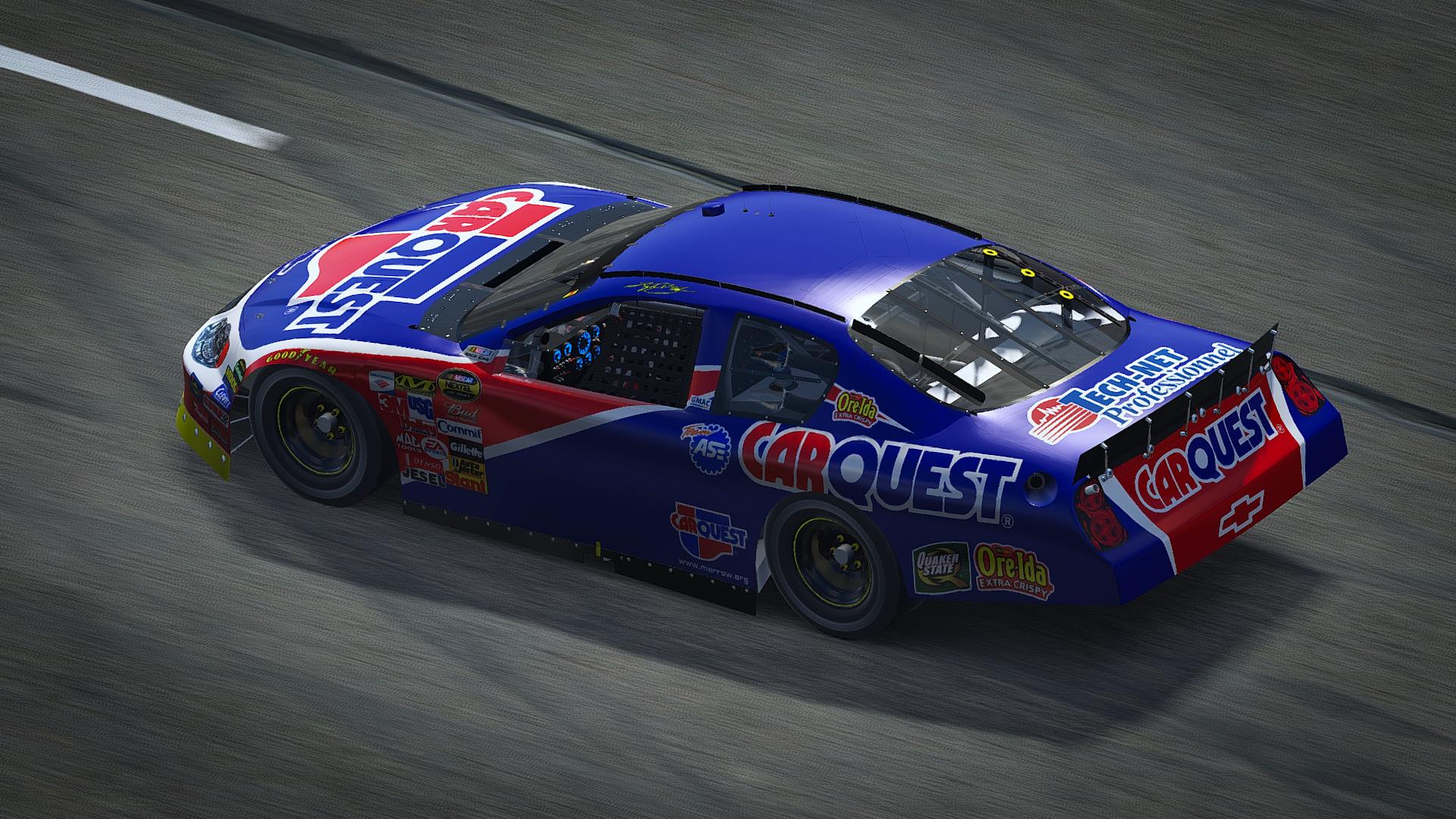 Kyle Busch 2004 #84 CARQUEST CHEVY Rookie Year Sim Stamp by Noah ...