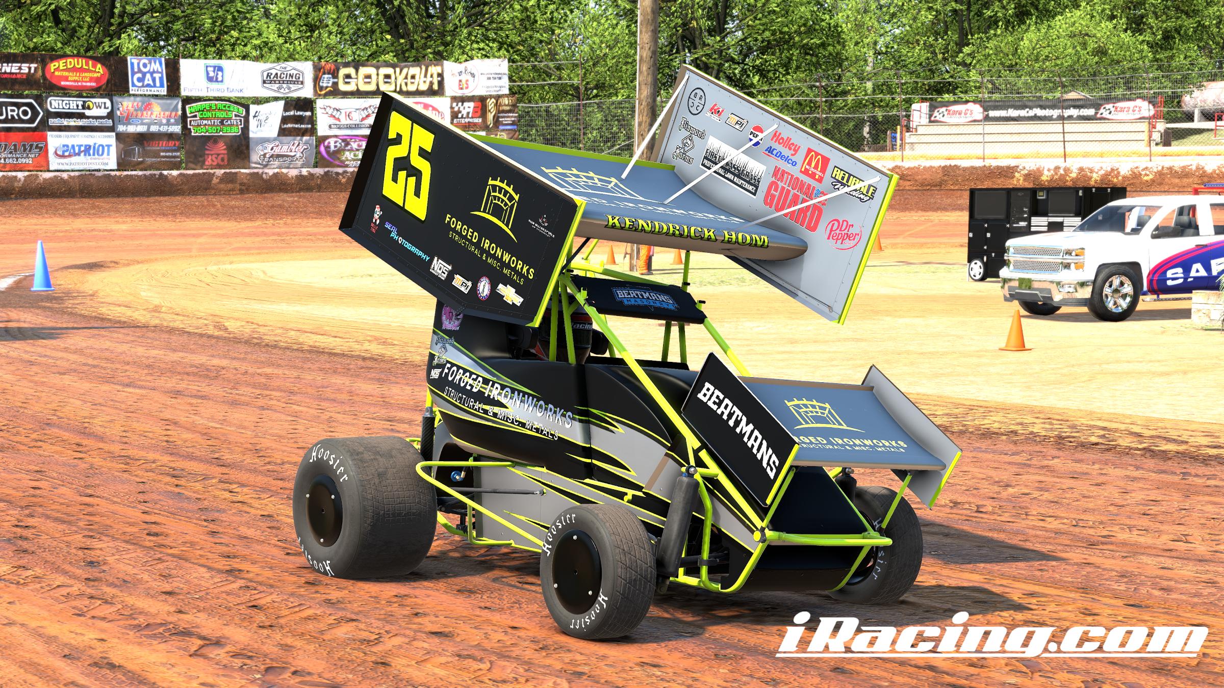 #25 Forged Ironworks Winged Micro Chevy by Kendrick Hom - Trading Paints