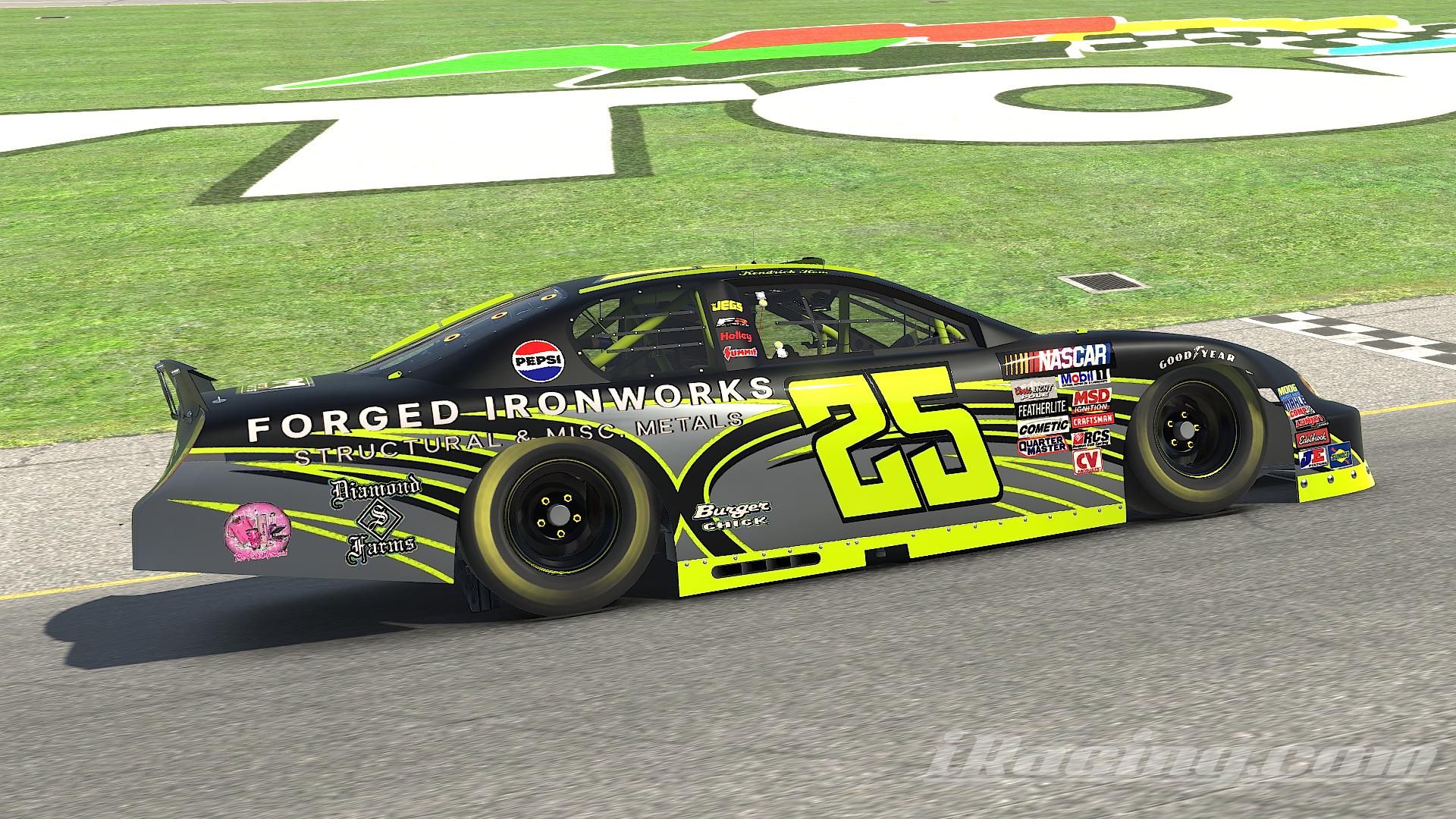Kendrick Homs #25 Forged Ironworks Monte Carlo QSR Daytona Win Scheme ...