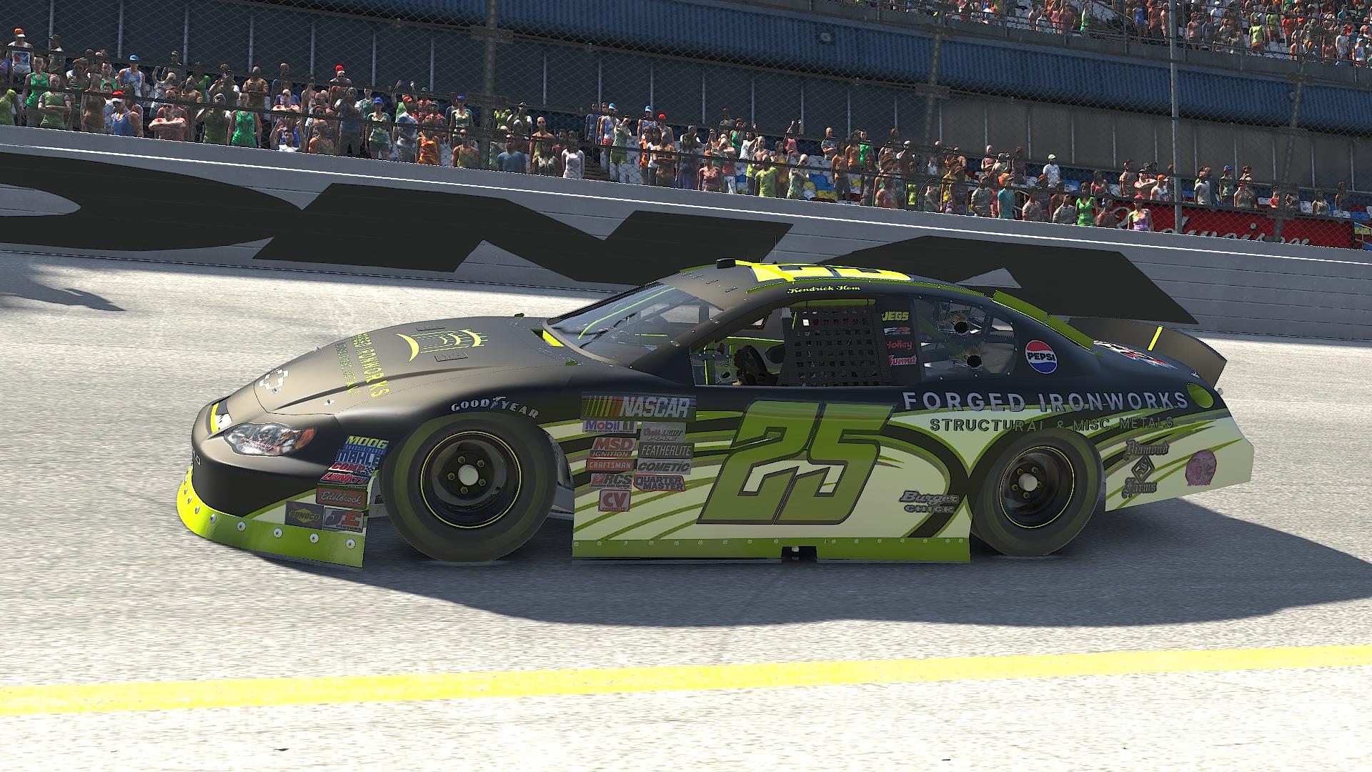 Kendrick Homs #25 Forged Ironworks Monte Carlo QSR Daytona Win Scheme ...