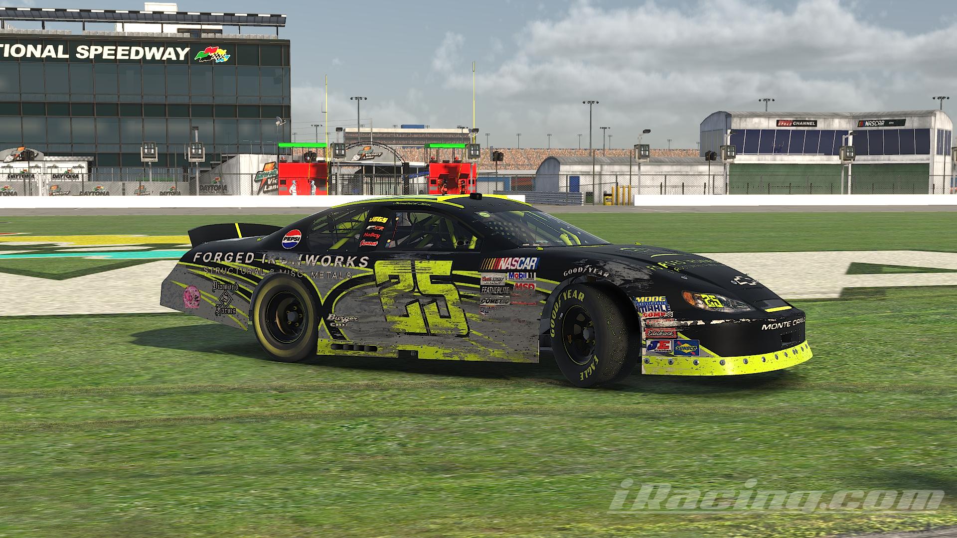 Kendrick Homs #25 Forged Ironworks Monte Carlo QSR Daytona Win Scheme ...