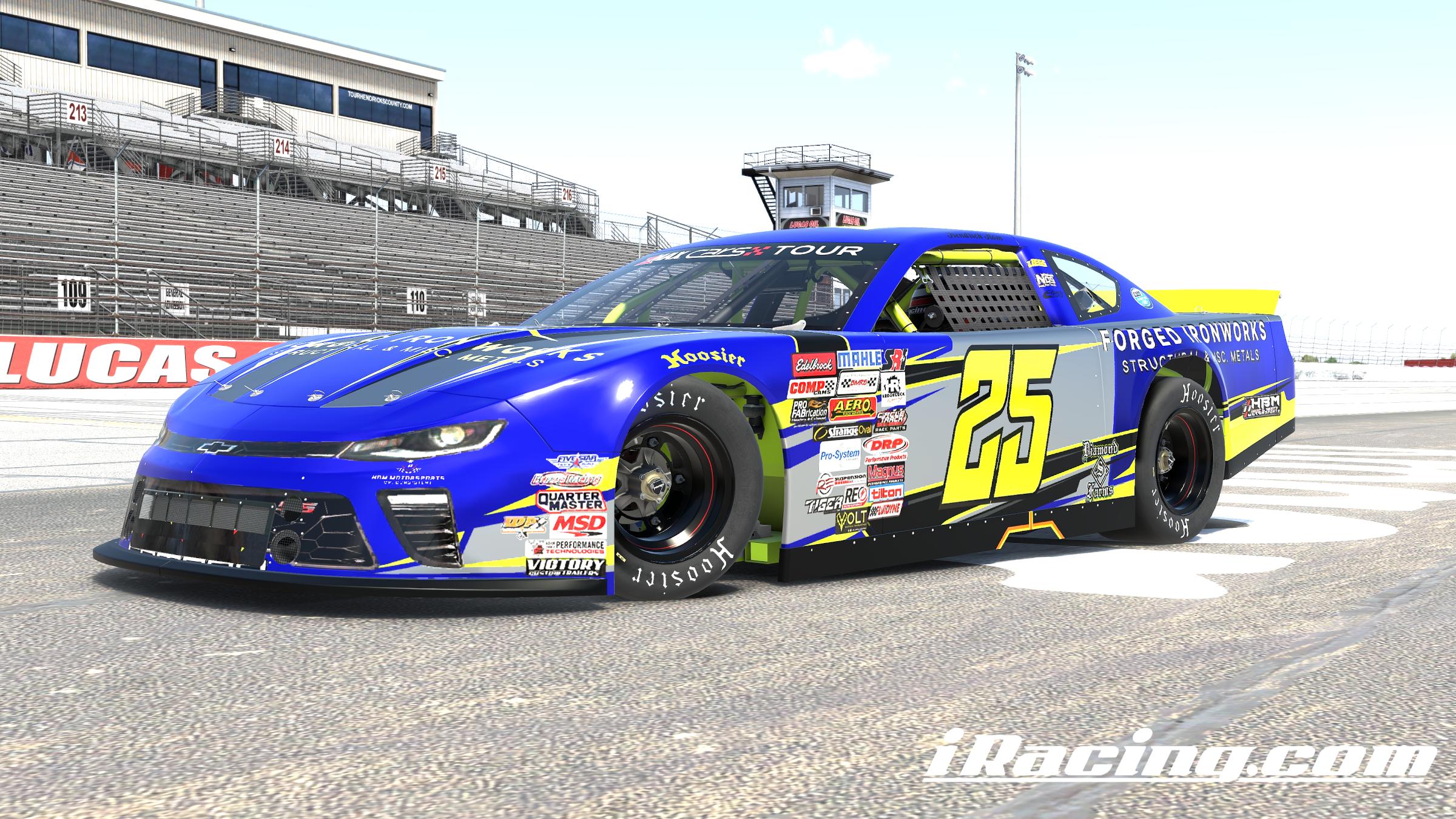 #25 Forged Ironworks LMS Chevy Camaro by Kendrick Hom - Trading Paints