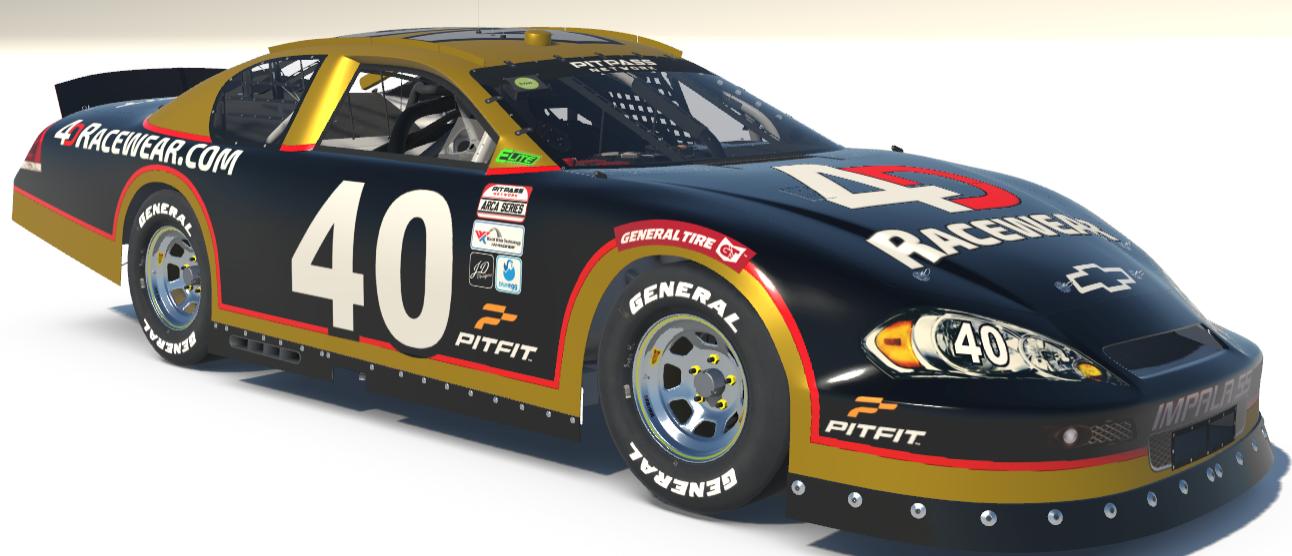 4dRacewear.com ARCA Stock Car Gold by Jim H. - Trading Paints